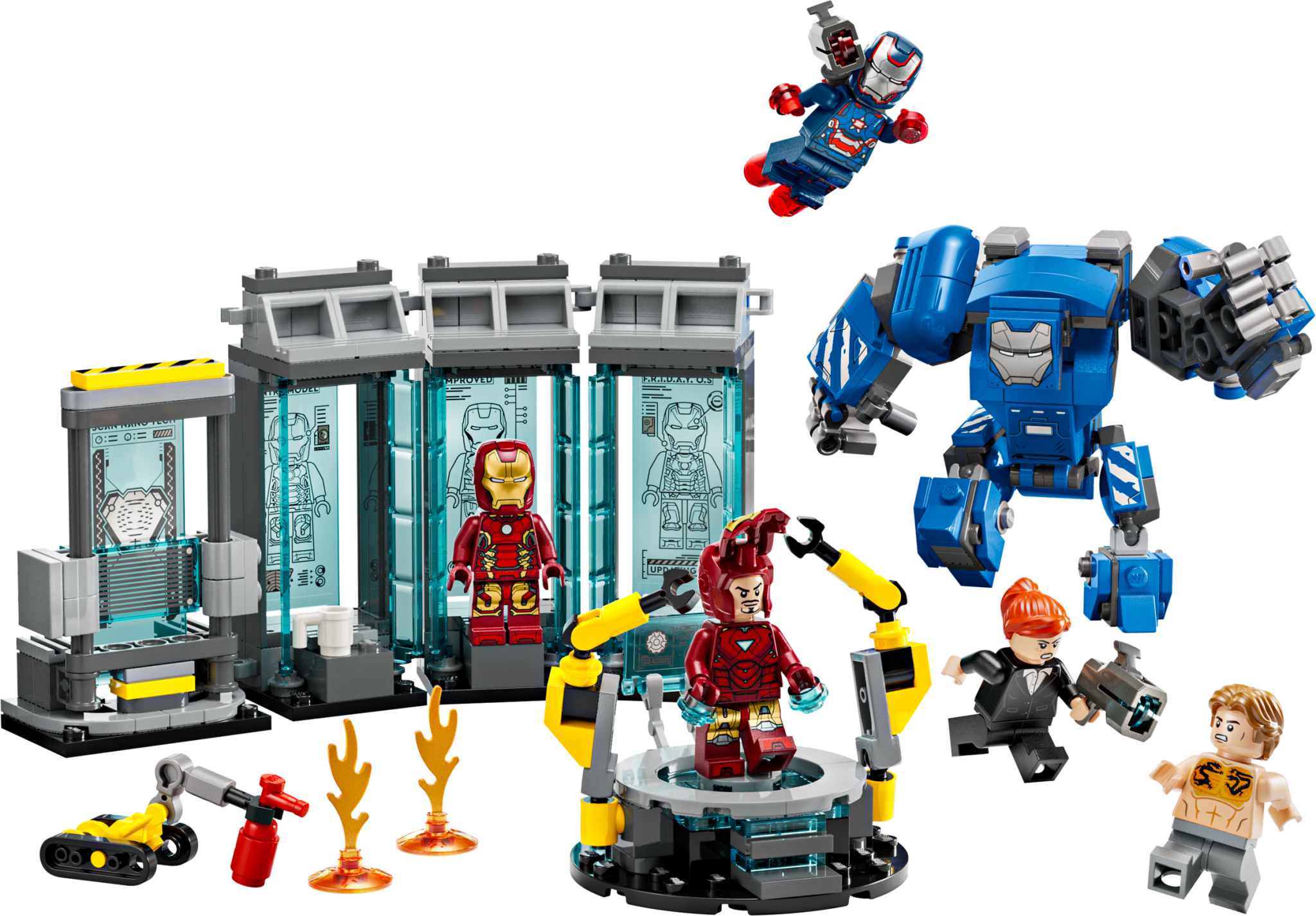 Every LEGO Marvel Hall of Armour set ever designed so far