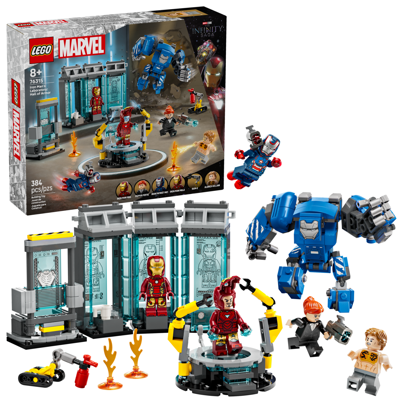 LEGO Marvel April 2025 sets include new Hall of Armour