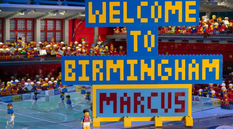 LEGOLAND Birmingham welcomes Marcus Rashford to Aston Villa
