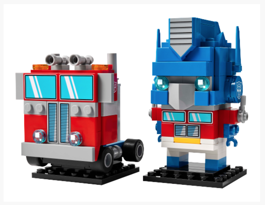 LEGO BrickHeadz Transformers sets officially revealed