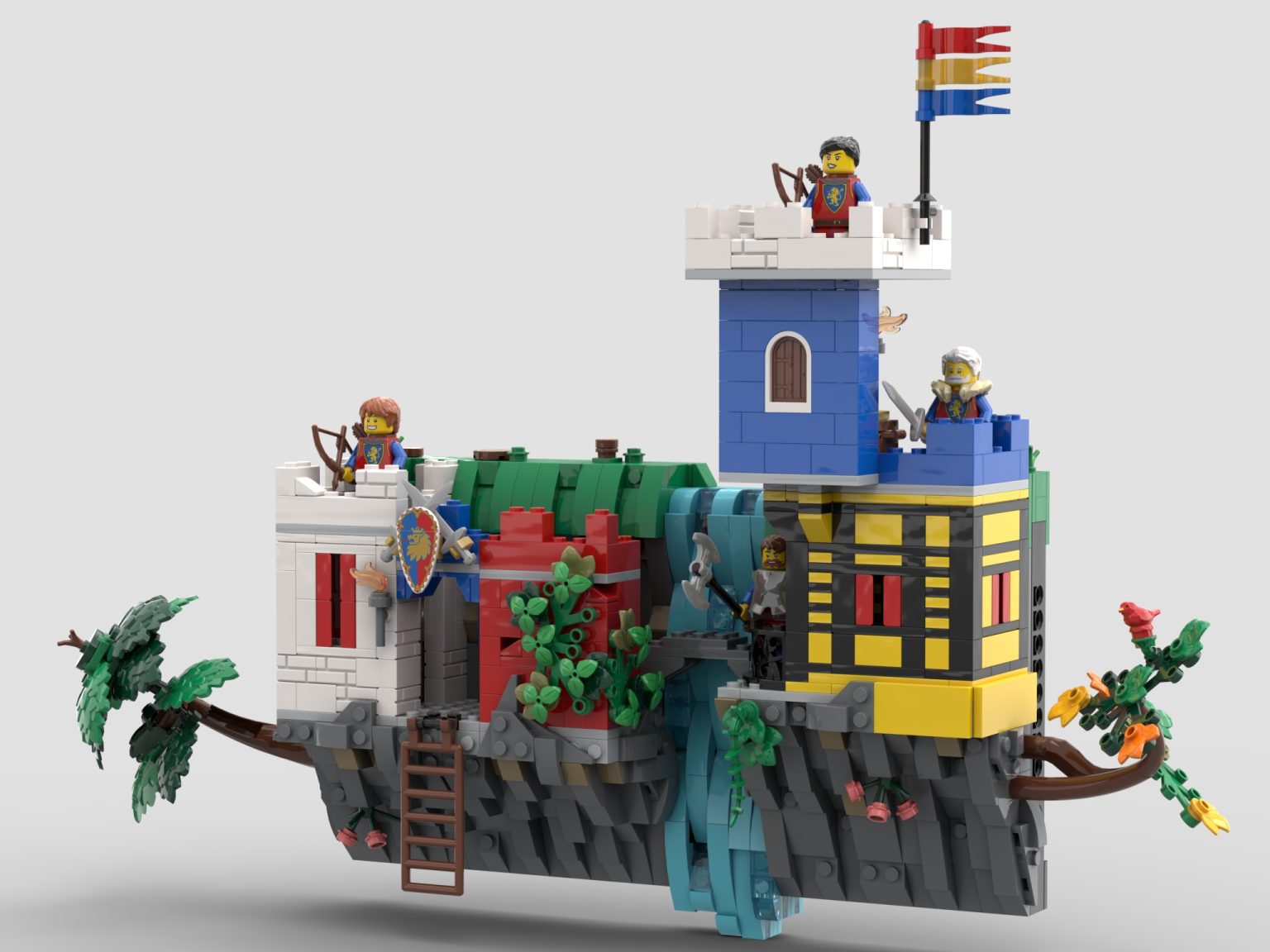 Six of the best LEGO Castle builds in BrickLink Series 7