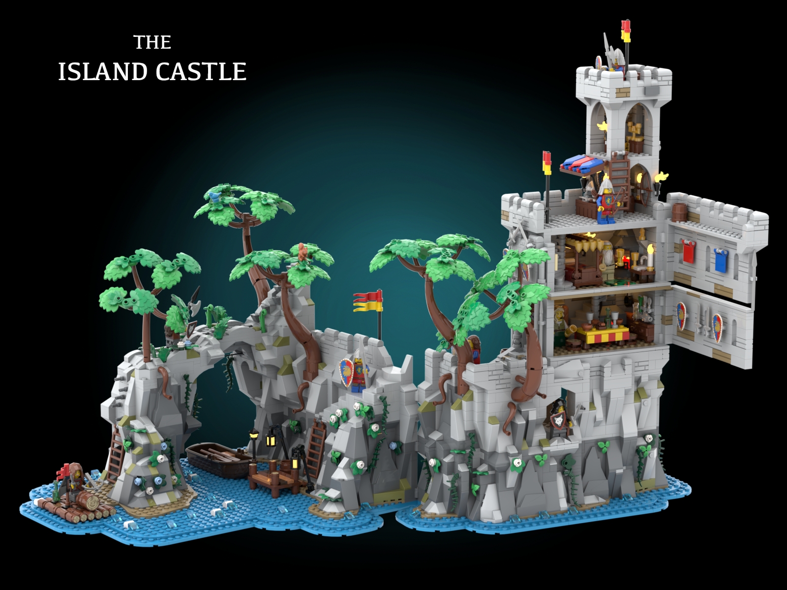 Six of the best LEGO Castle builds in BrickLink Series 7