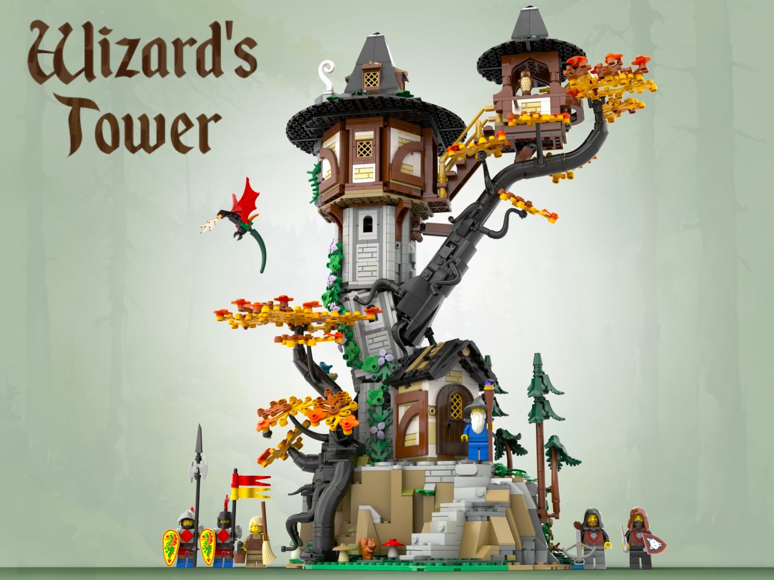 Six of the best LEGO Castle builds in BrickLink Series 7
