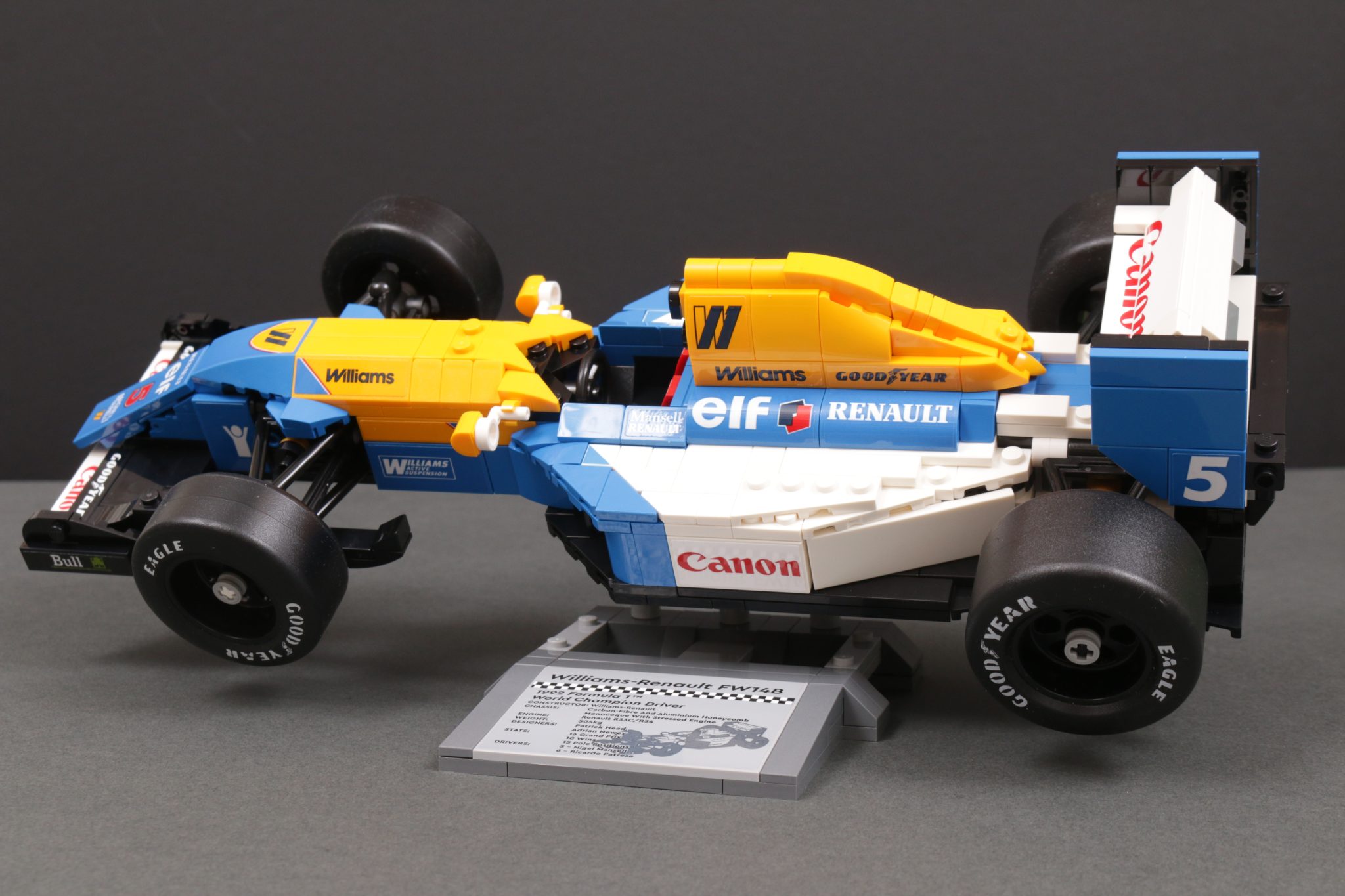 LEGO 10353 Williams Racing FW14B & Nigel Mansell review