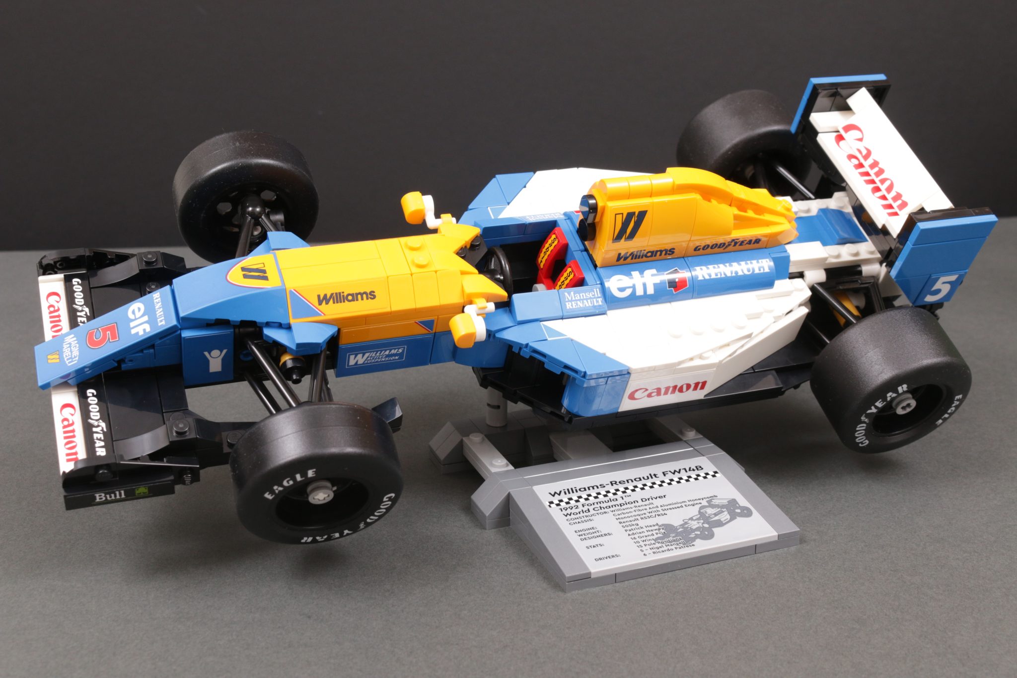 LEGO 10353 Williams Racing FW14B & Nigel Mansell review
