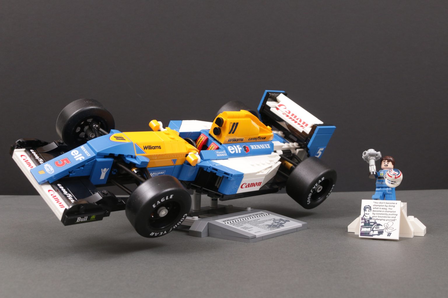 LEGO 10353 Williams Racing FW14B & Nigel Mansell review