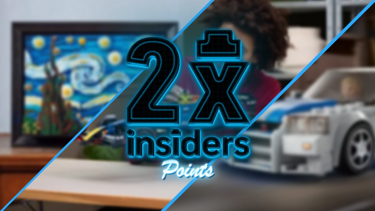 Ponte al día con las colecciones de LEGO con el doble de puntos Insiders