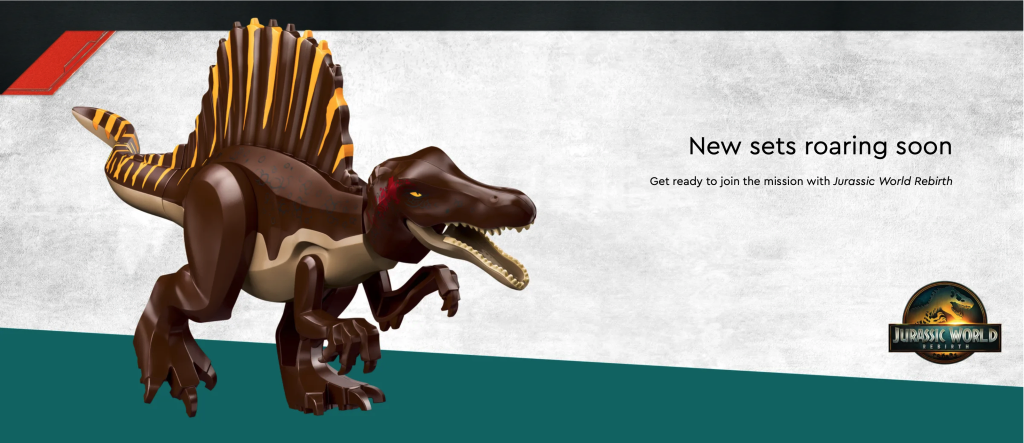 LEGO reveals second image of new Jurassic World Rebirth dino