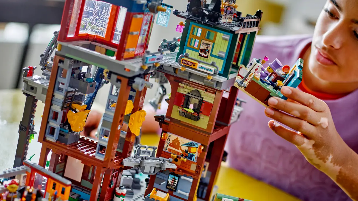 LEGO NINJAGO City Dioramy warsztatowe idealne Nagrody dla Insiderów