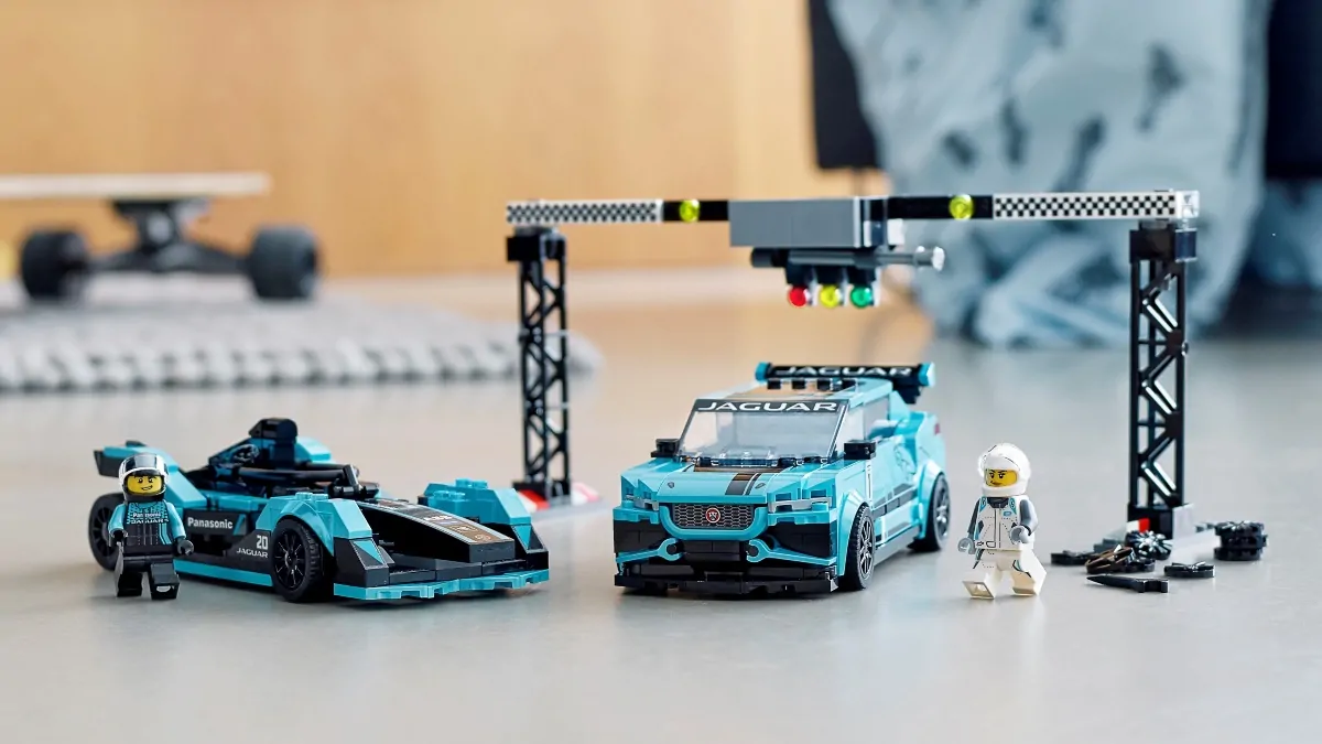 LEGO Icons Jaguar Type E and bike rumoured for 2026