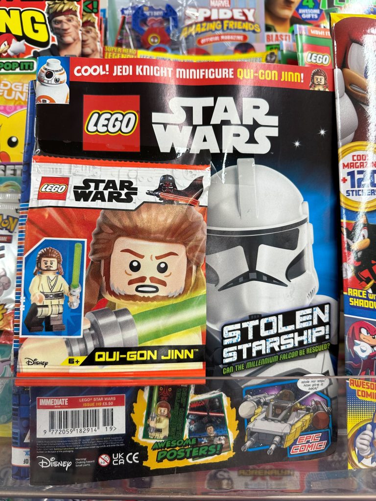 Closer look at LEGO Star Wars magazine's Qui-Gon Jinn