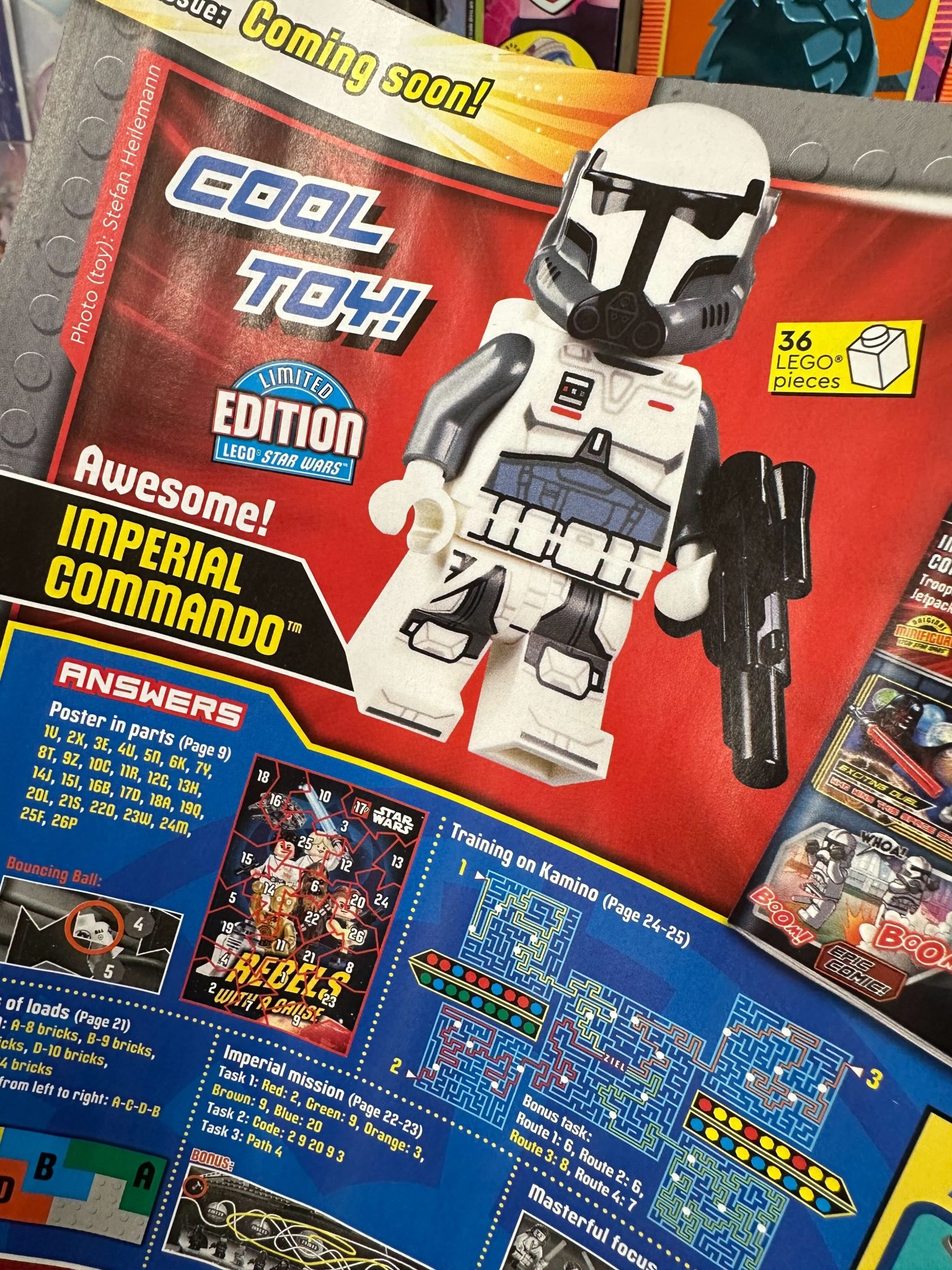 Closer look at LEGO Star Wars magazine's Qui-Gon Jinn