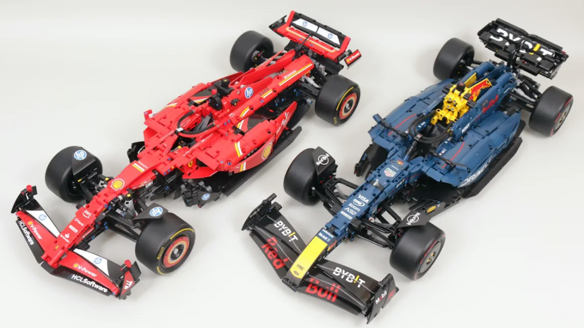LEGO Technic F1-Sets treten in ultimativer Herausforderung gegeneinander an