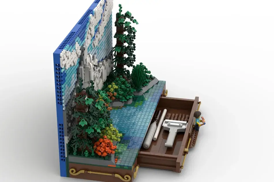 Konstrukcija slike Boba Rossa bila bi kao kod kuće u LEGO-u Ideas