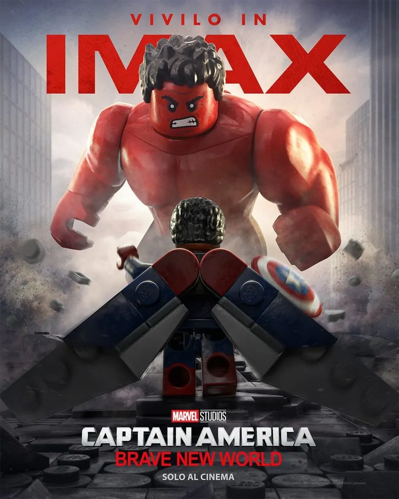 LEGO Marvel зурагт хуудасны сайжруулсан Captain America minifigure