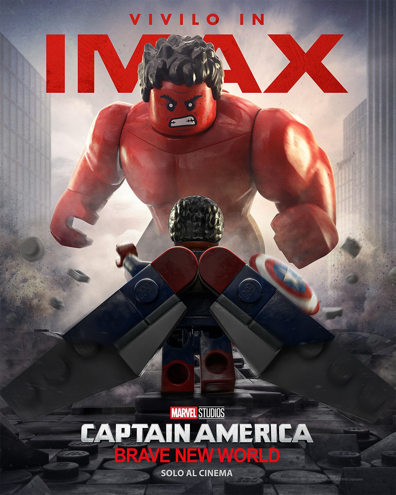 LEGO Marvel poster upgrades Captain America minifigure