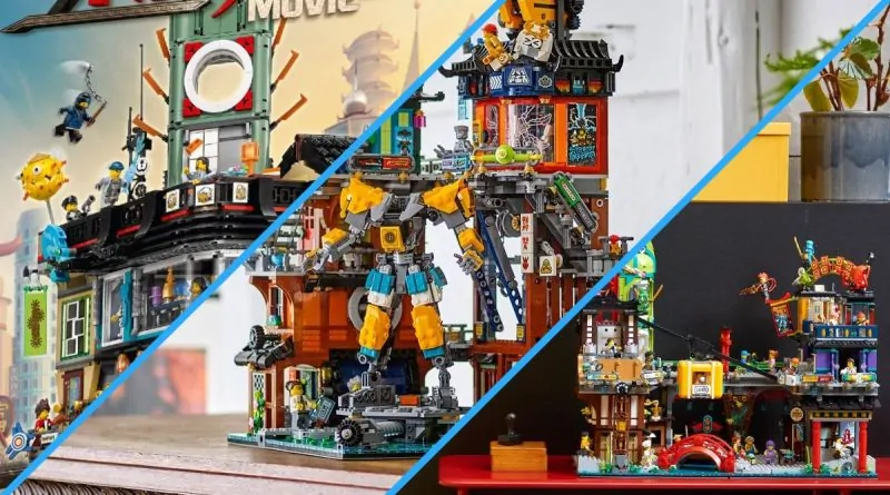 Every LEGO NINJAGO City set from 2017 to 2025 combined