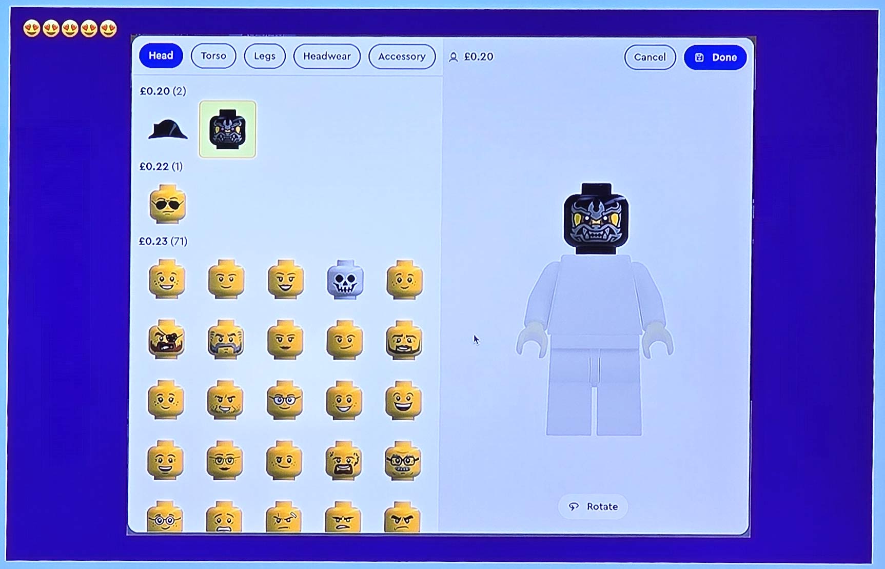 LEGO Pick a Brick to trial minifigure maker in one region