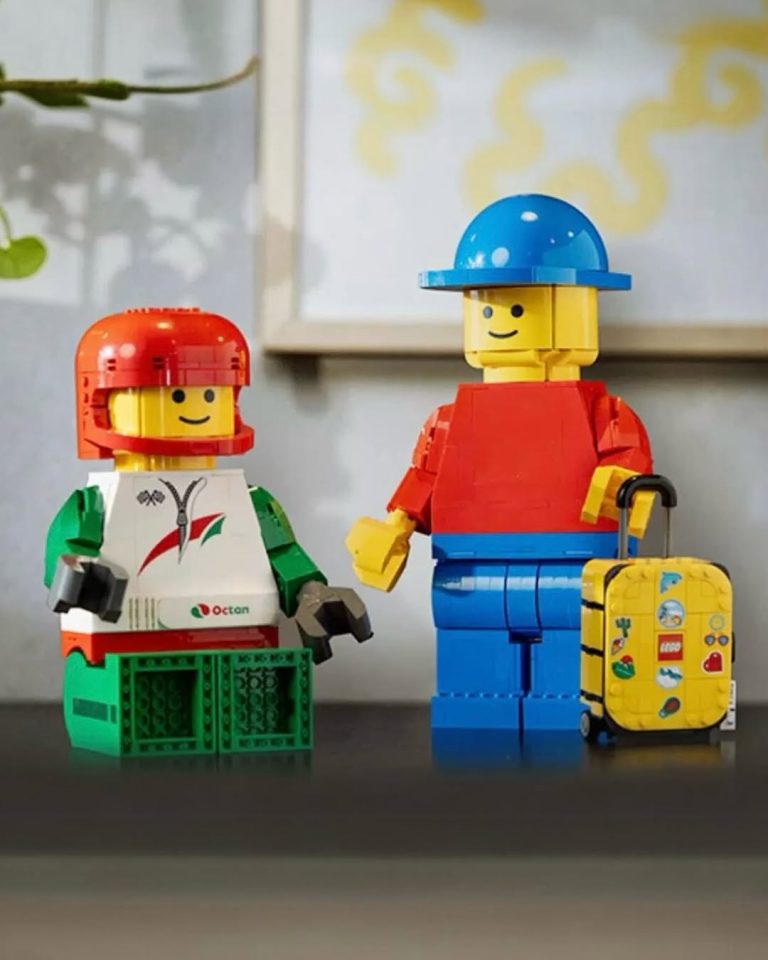 LEGO’s new suitcase is built for its up-scaled minifigures