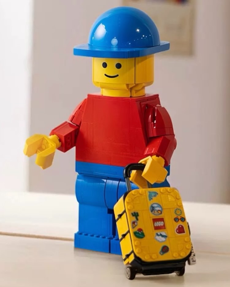 LEGO’s new suitcase is built for its up-scaled minifigures