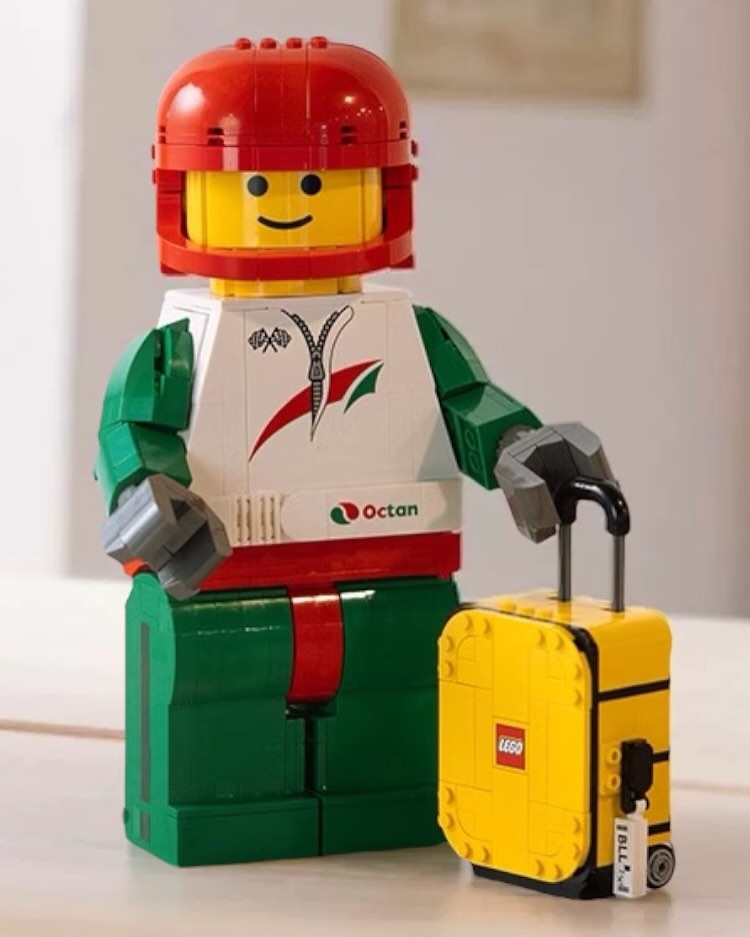 LEGO’s new suitcase is built for its up-scaled minifigures