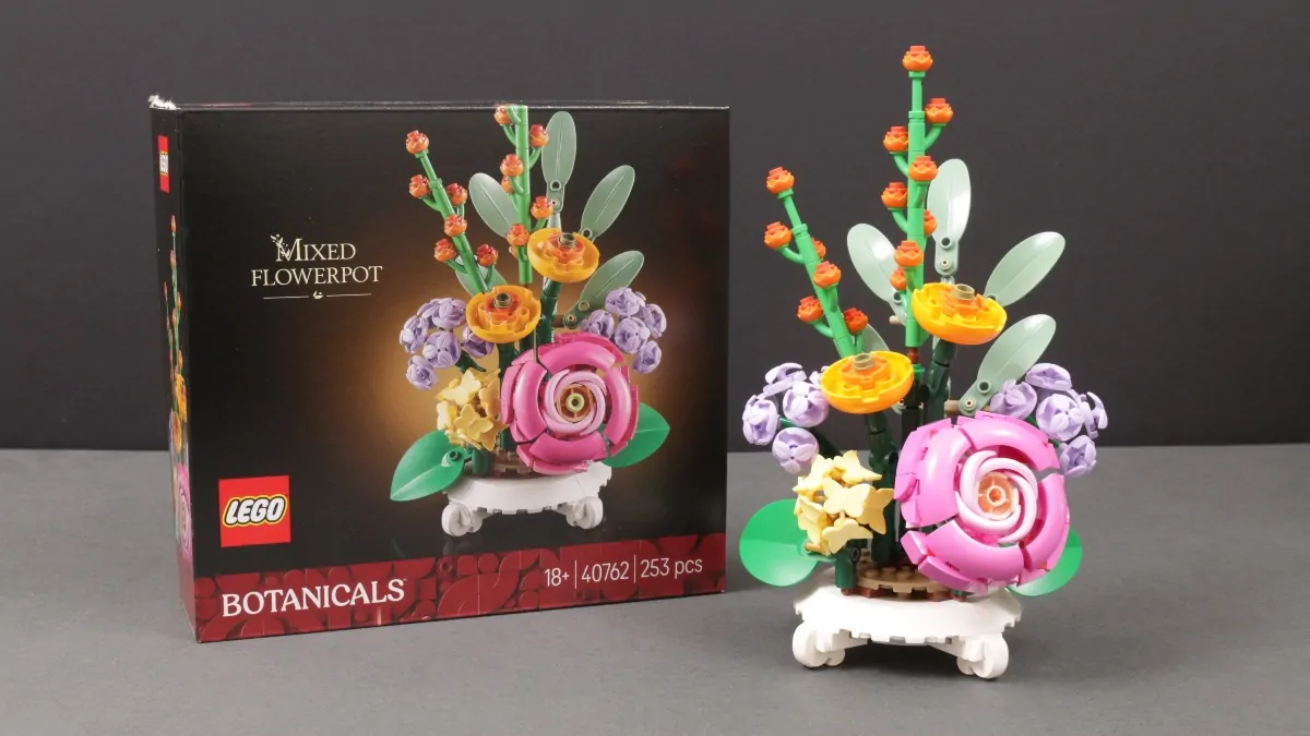 Test du LEGO Botanicals 40762 : Pot de fleurs mixtes GWP