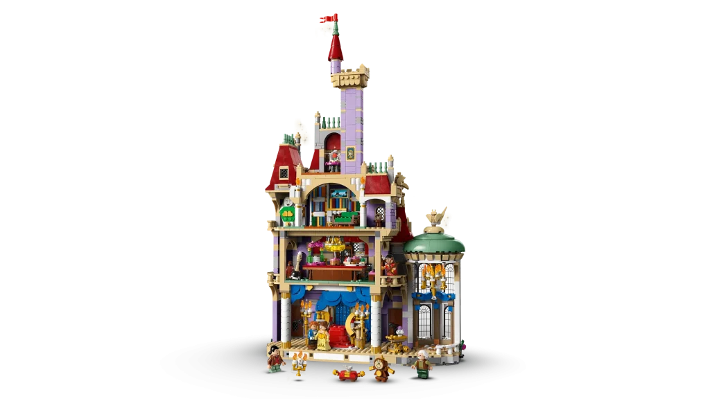 First look at LEGO Disney 43263 Beauty and the Beast Castle