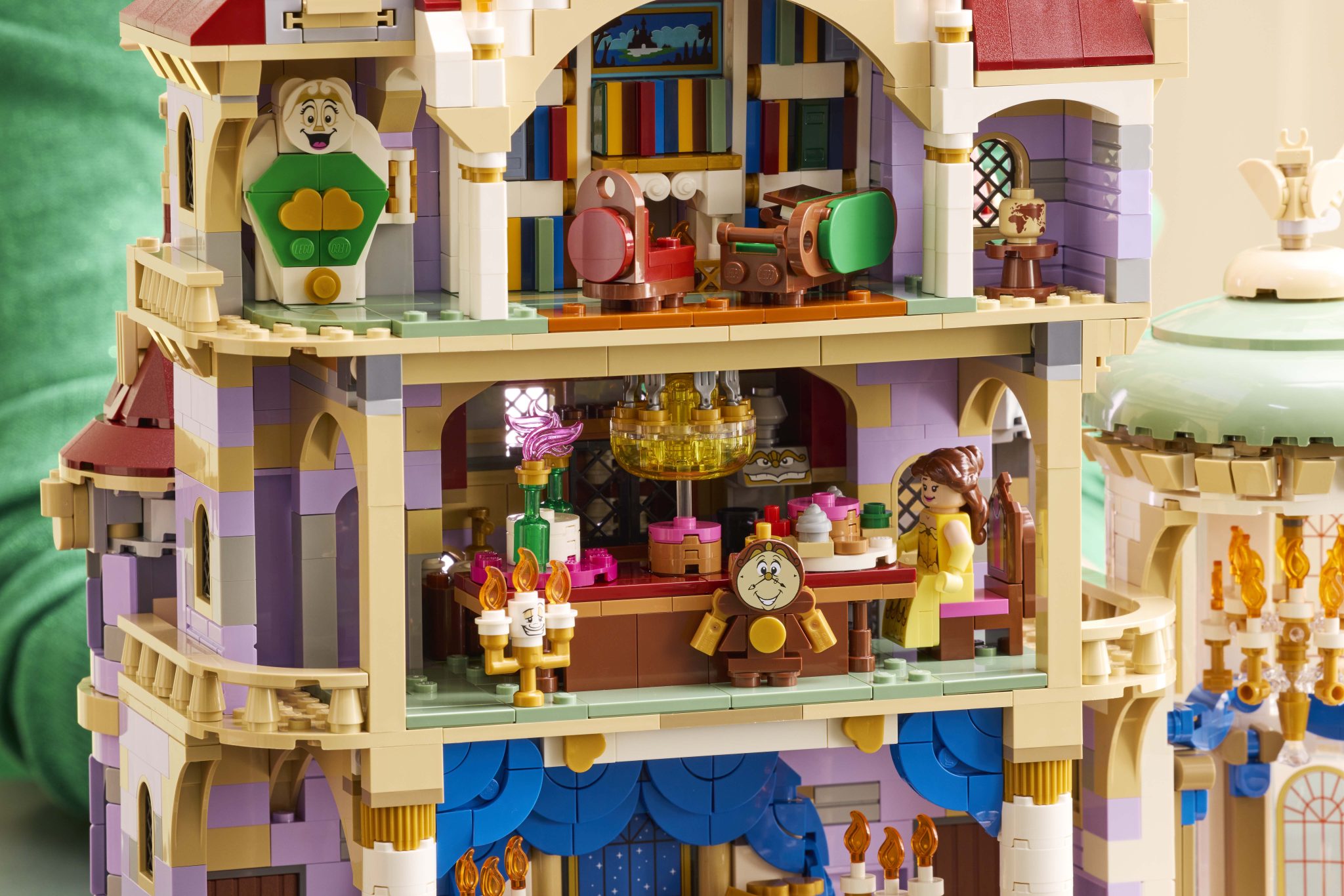 LEGO Disney 43263 Beauty and the Beast Castle revealed