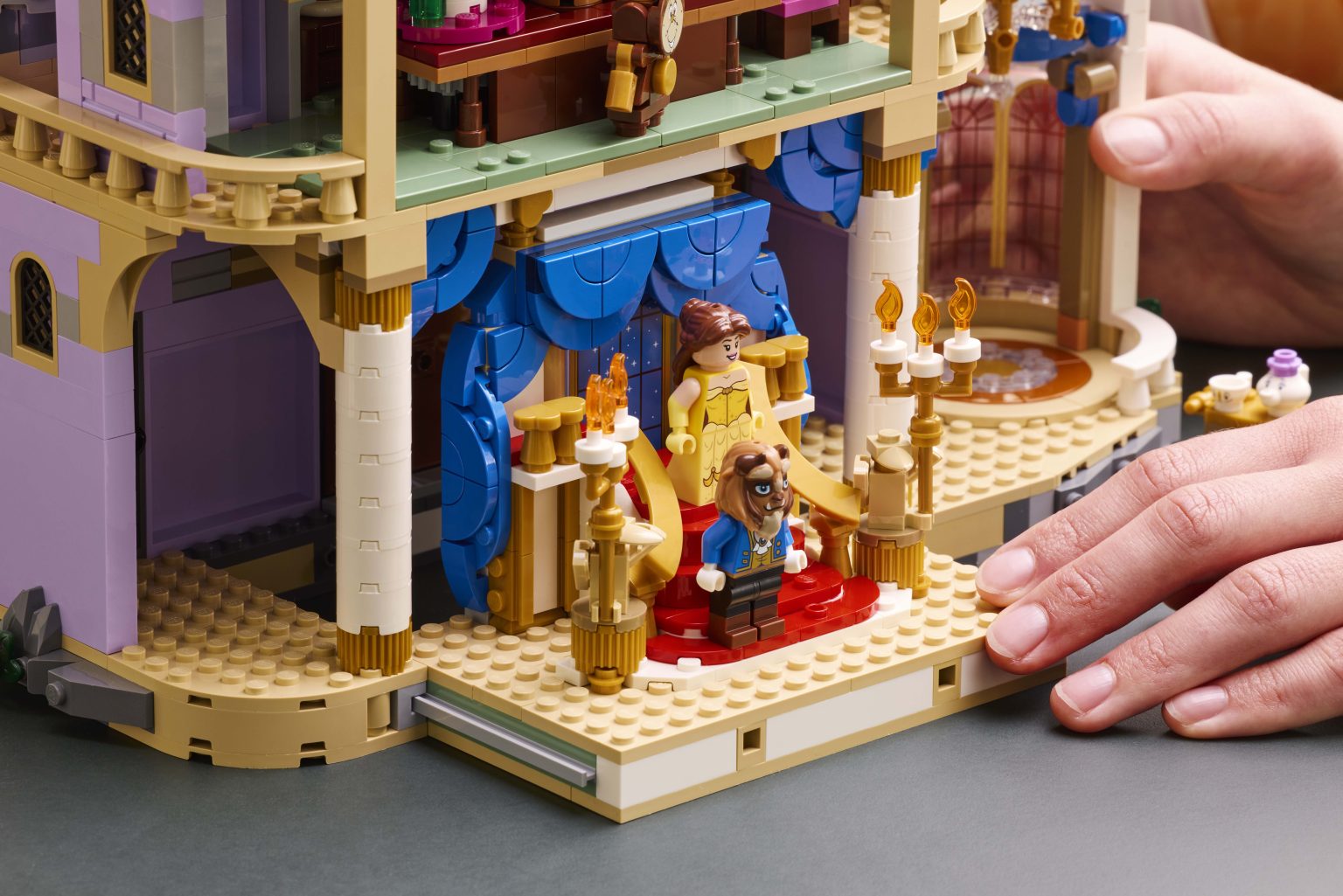 LEGO Disney 43263 Beauty and the Beast Castle revealed
