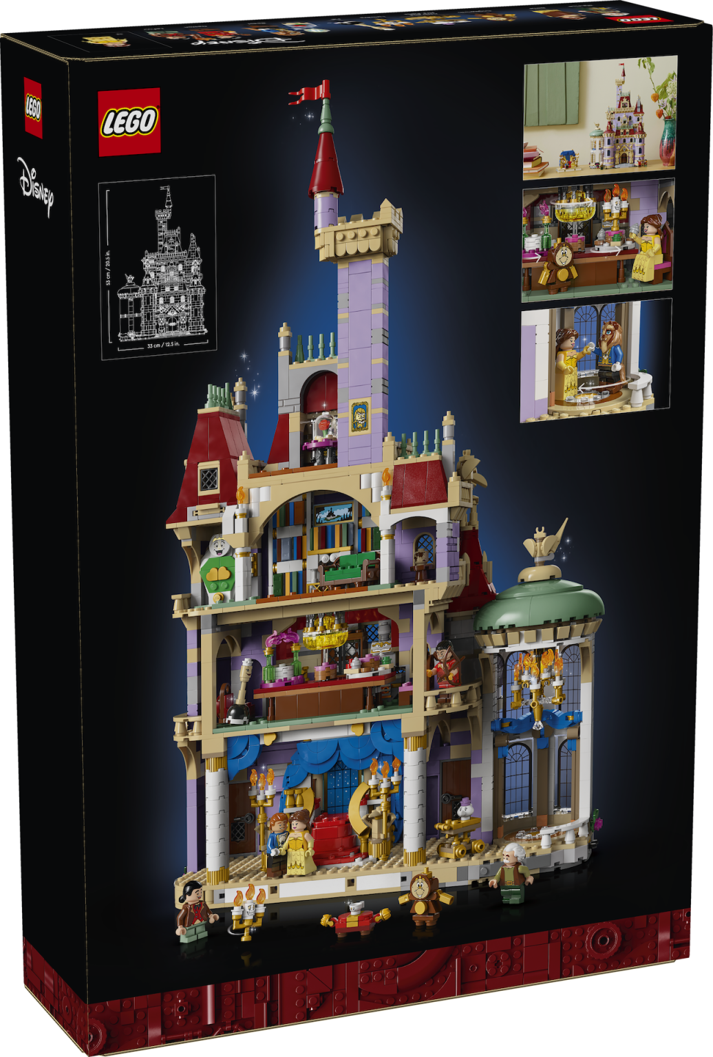 LEGO Disney 43263 Beauty and the Beast Castle revealed