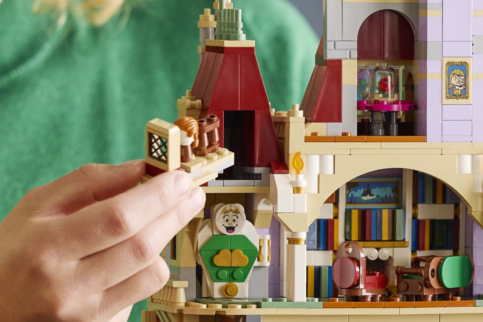 Five things we spotted in LEGO Disney Beauty and the Beast castle