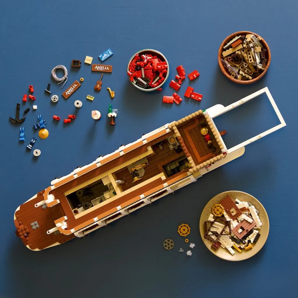 LEGO Ideas 21356 River Steamboat sails to shelves today