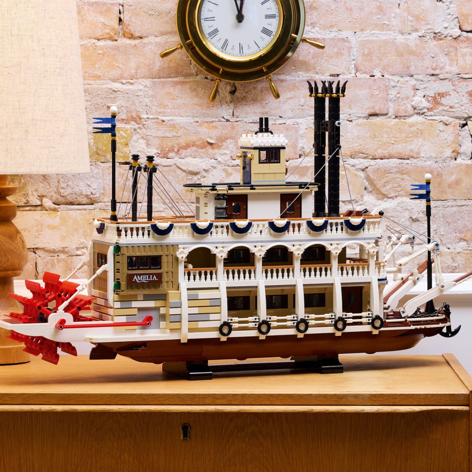 LEGO Ideas 21356 River Steamboat sails to shelves today