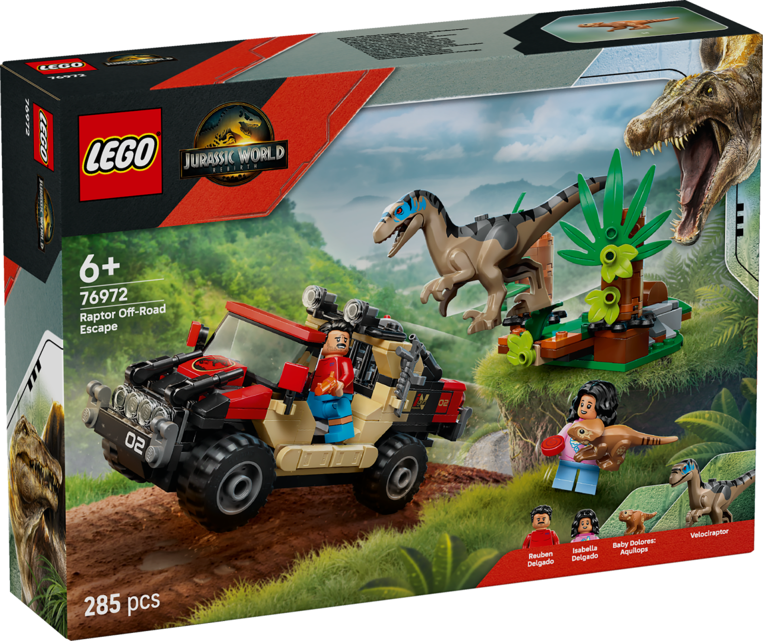 LEGO Jurassic World:Se revelaron oficialmente los sets de Rebirth 2025