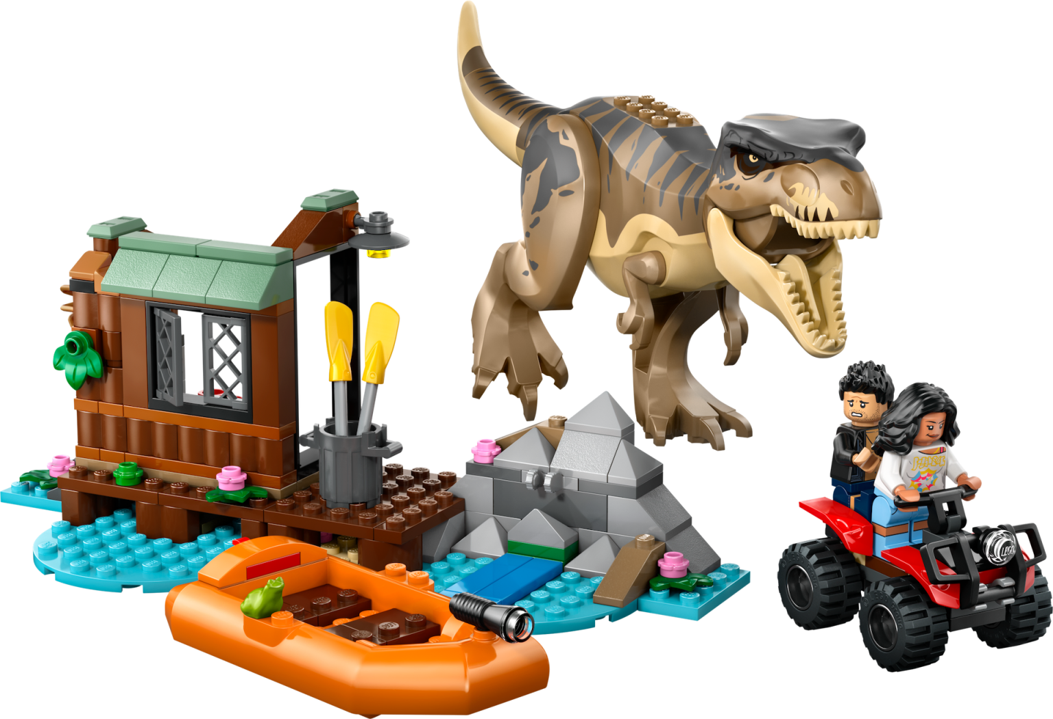 LEGO Jurassic World:Se revelaron oficialmente los sets de Rebirth 2025