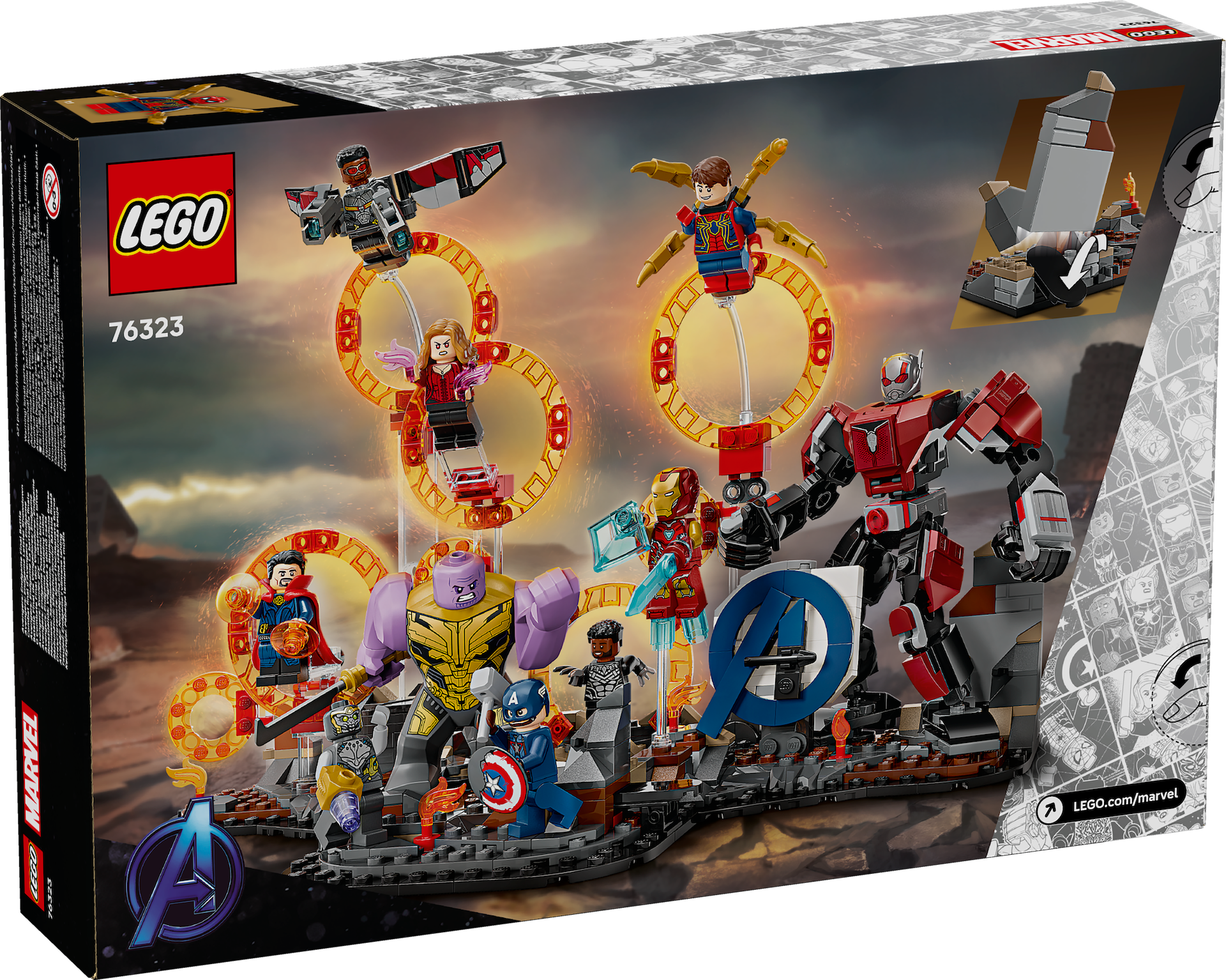 LEGO Marvel 76323 Avengers: Endgame Final Battle revealed