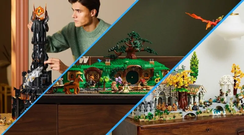 First look: all three LEGO Lord of the Rings sets together