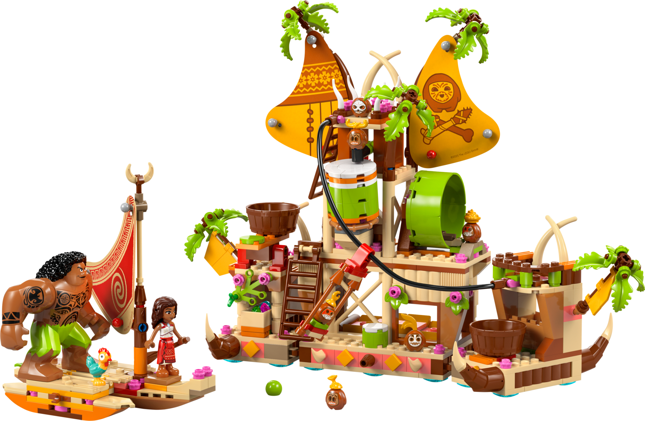 LEGO Disney 43258 Kakamora Barge brings back Maui bigfig