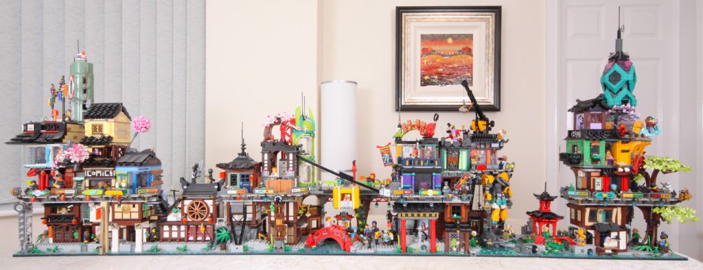 Every LEGO NINJAGO City set from 2017 to 2025 combined