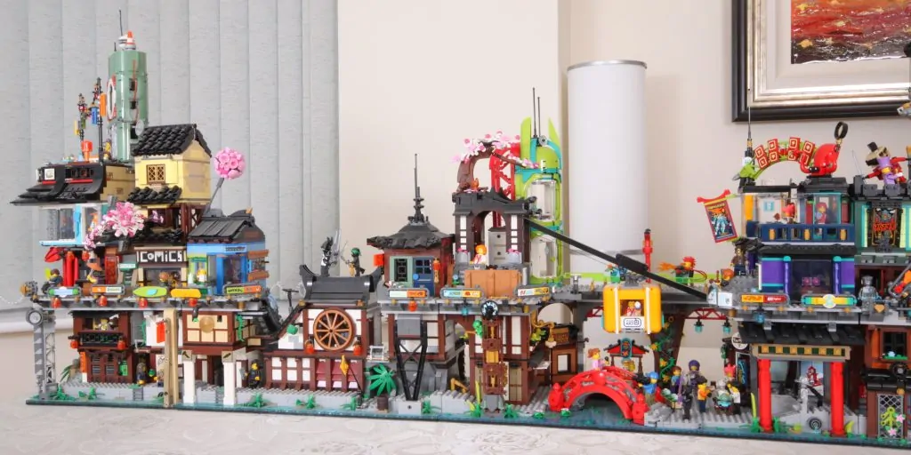 Every LEGO NINJAGO City set from 2017 to 2025 combined