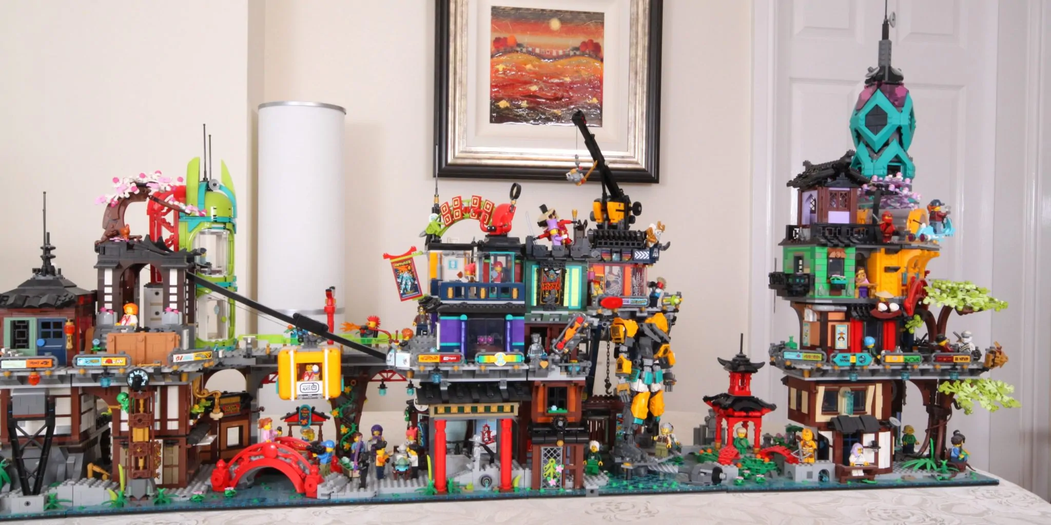 Every LEGO NINJAGO City set from 2017 to 2025 combined