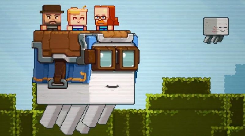 Minecraft Papercraft Blauwe Klimplant