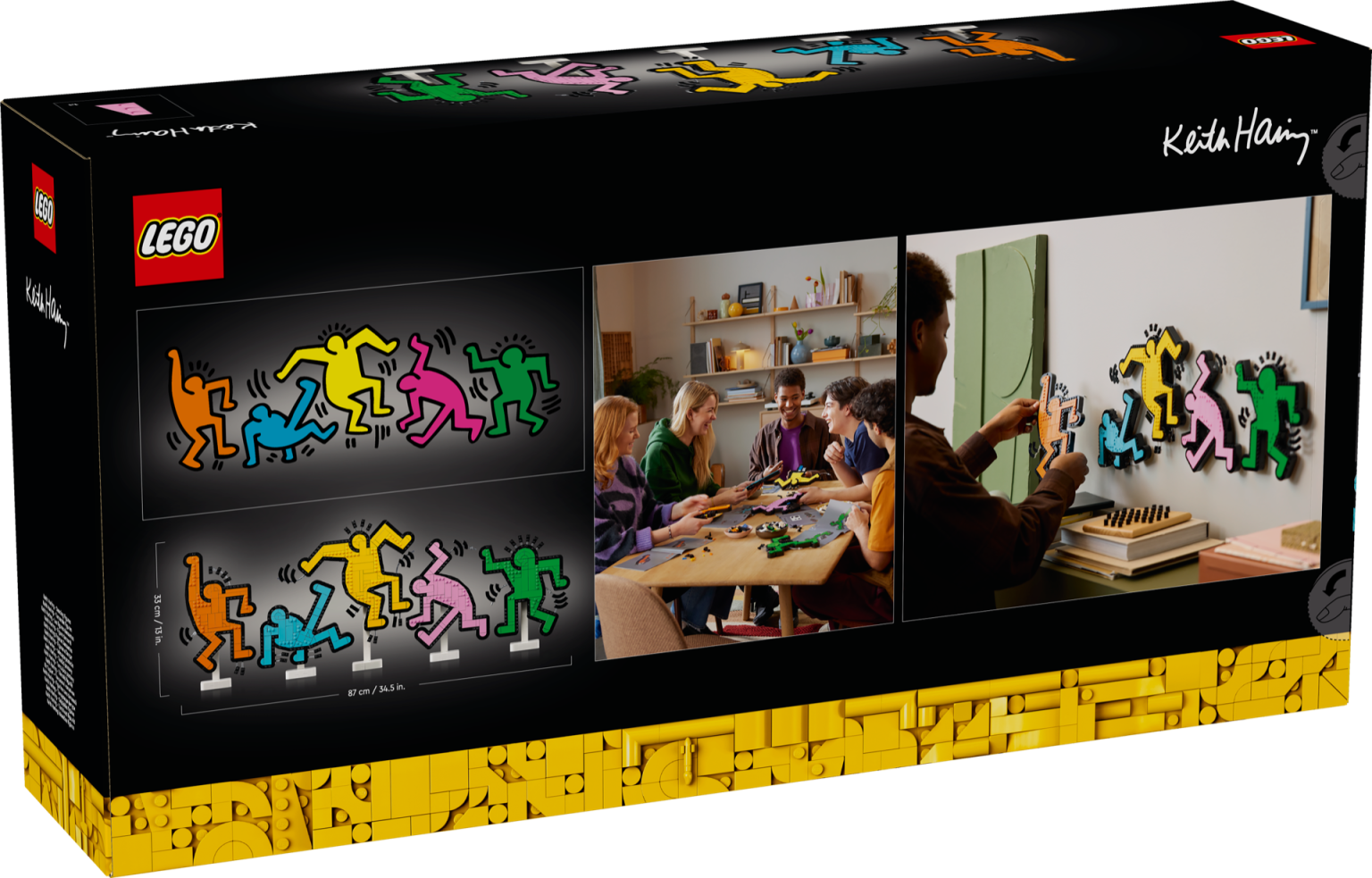 LEGO Art 31216 Keith Haring Dancing Figures revealed