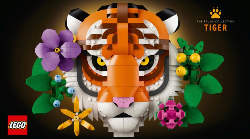 LEGO Art 31217 The Fauna Collection: Tiger revealed
