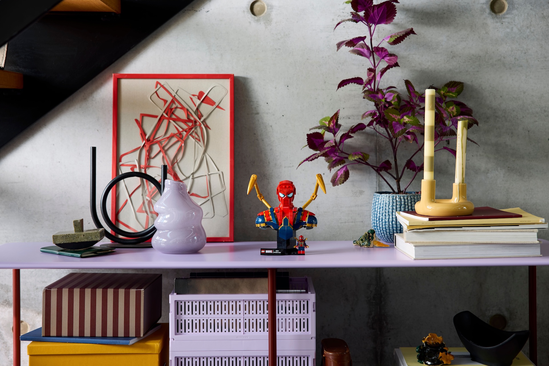 New LEGO Marvel Iron Man and Iron Spider busts revealed