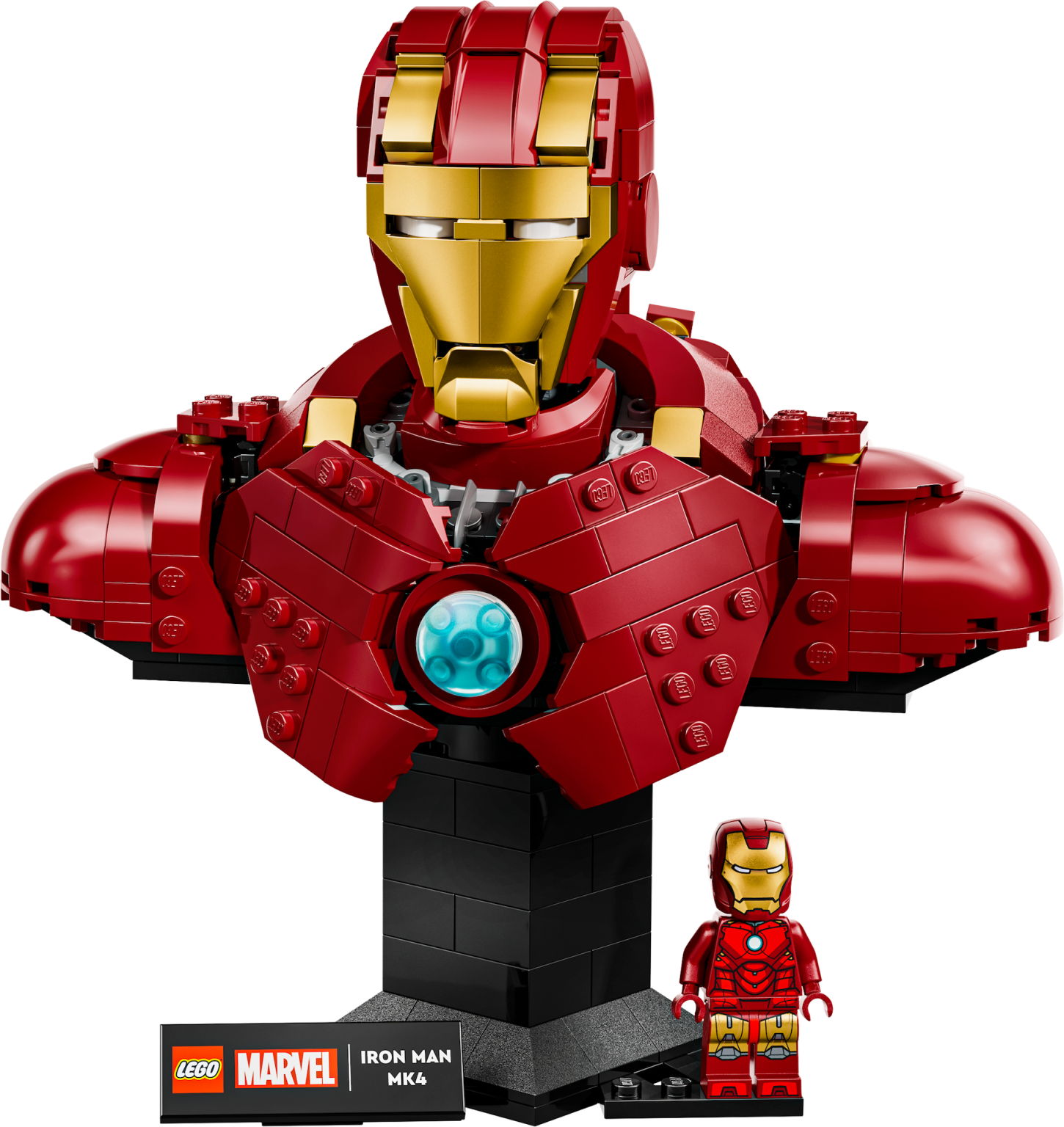 LEGO Marvel busts include multiple new pieces and prints