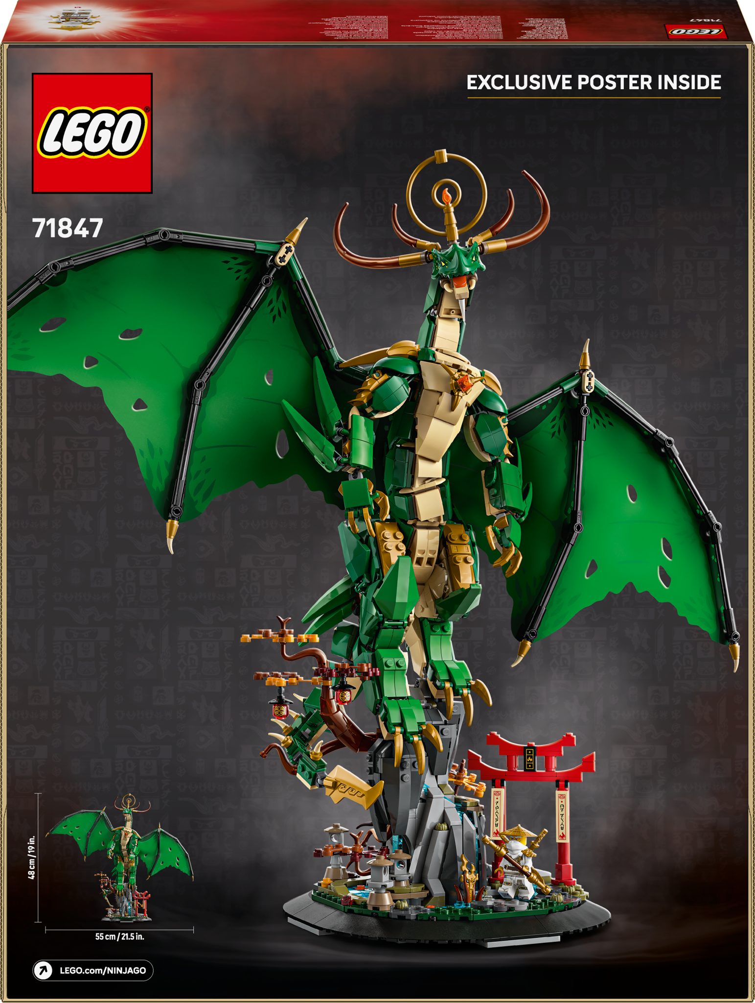 Three new LEGO NINJAGO 2025 display sets revealed