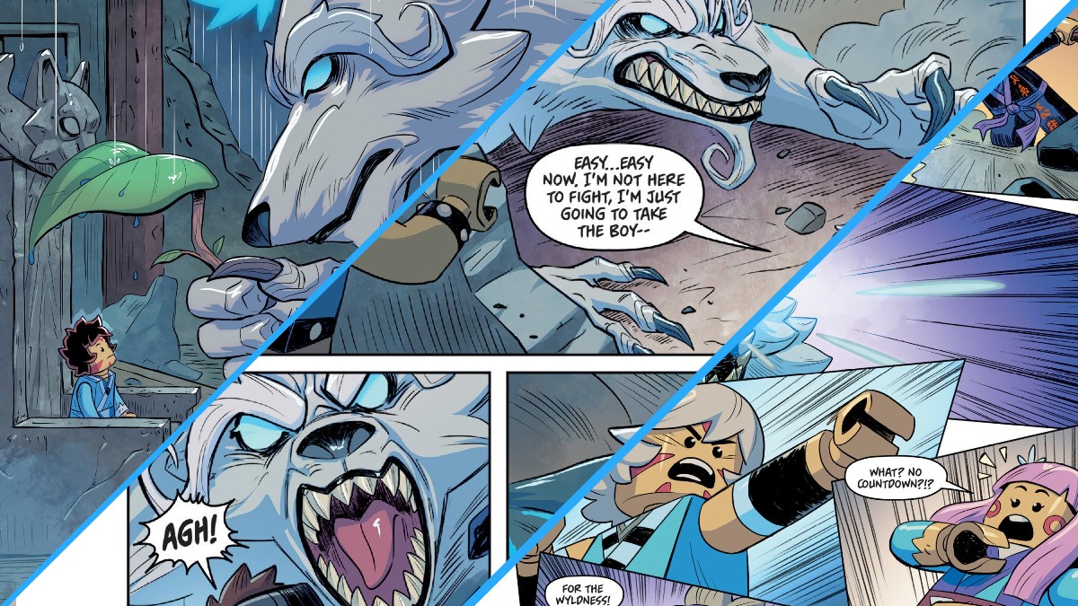 First look at LEGO NINJAGO Shatterspin graphic novel