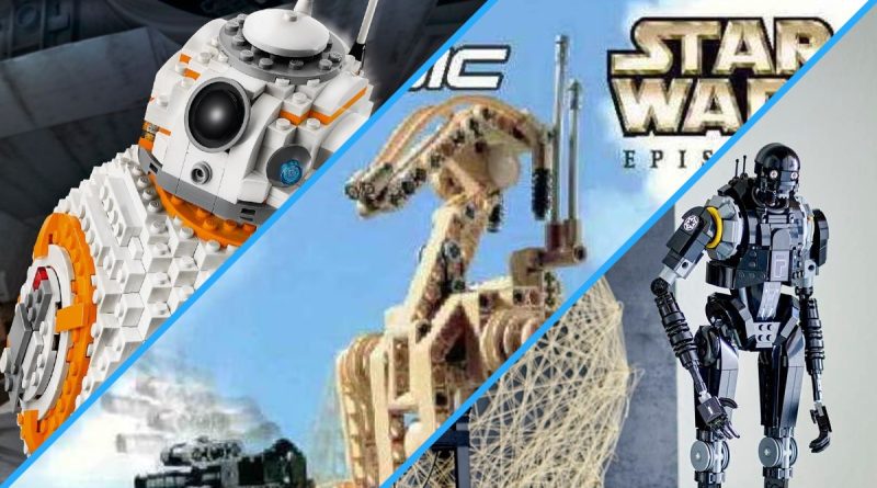 Every buildable LEGO Star Wars droid display set so far