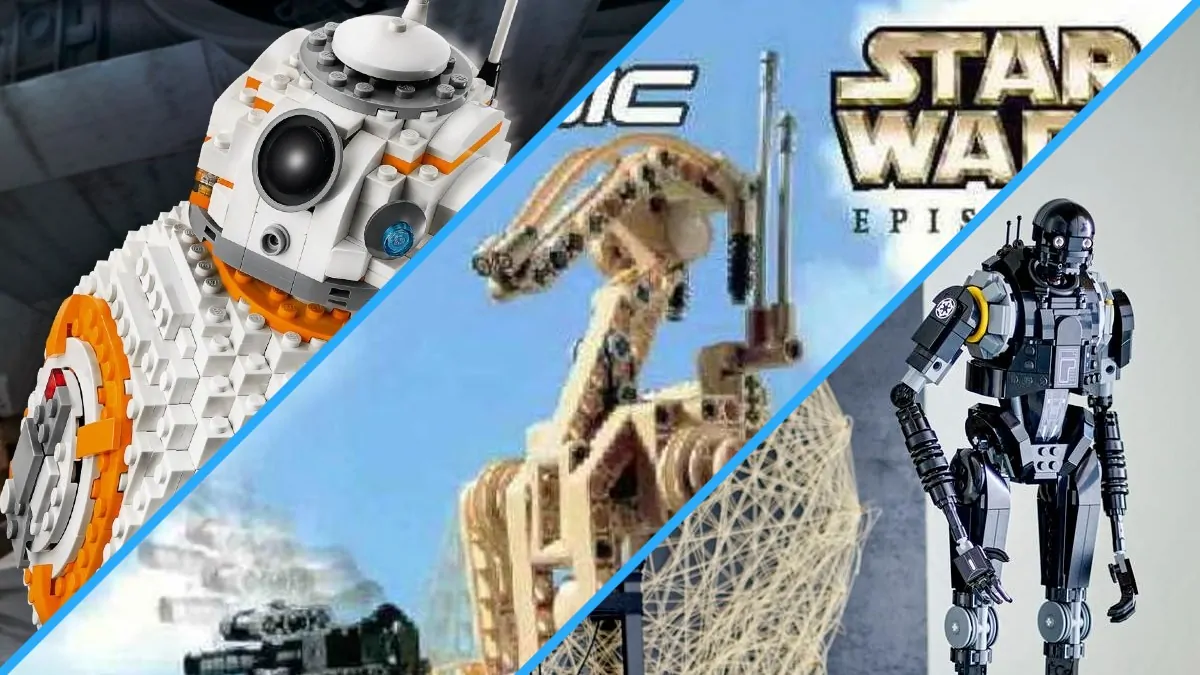 Every buildable LEGO Star Wars droid display set so far